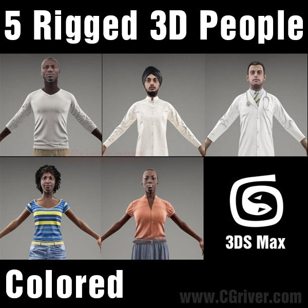 3ds Max Human Models