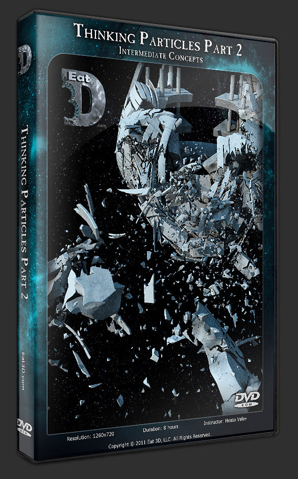 Thinking Particles Part 2 - Intermediate Concepts - Eat 3D – CG River