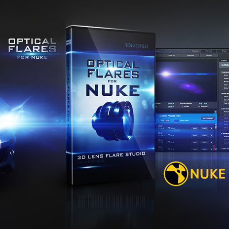 NUKE FLARE BUNDLE | Optical Flares for Nuke + Pro Preset 1 + Pro Prese ...