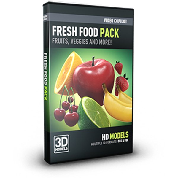 Fresh Food Pack - Professional 3D Models for Element 3D – CG River
